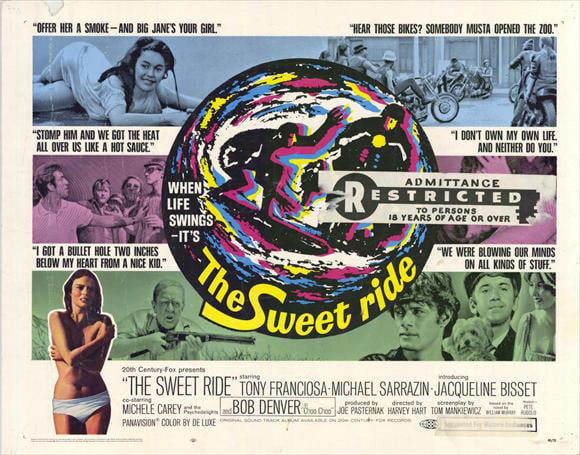 The Sweet Ride Poster Movie Half Sheet 22 x 28 In - 56cm x 72cm Anthony ...