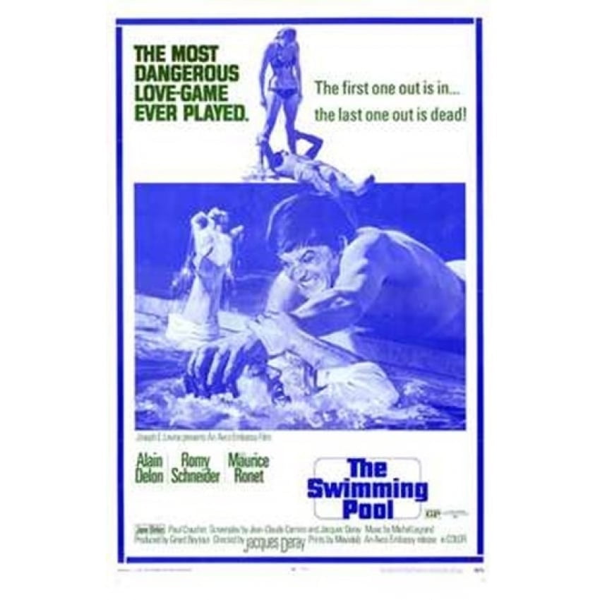 The Swimming Pool Movie Poster (11 x 17) - Walmart.com