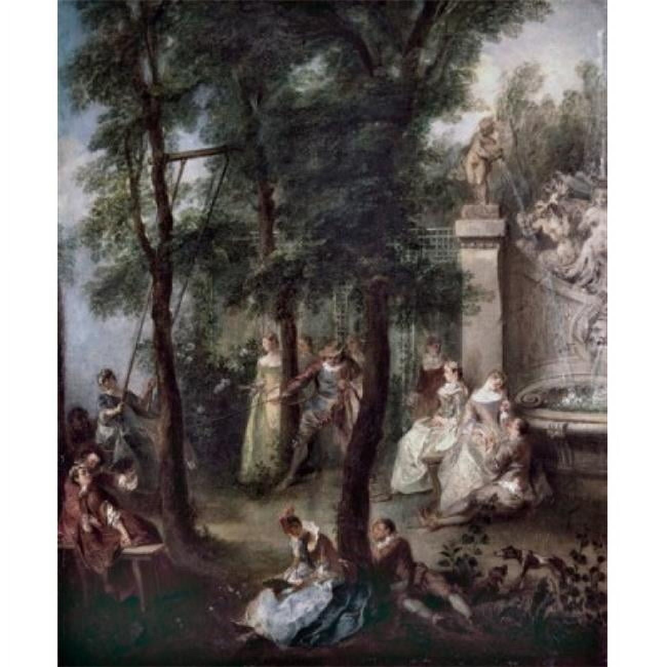 The Swing Nicolas Lancret 1690-1743 French Poster Print - 18 x 24 in ...