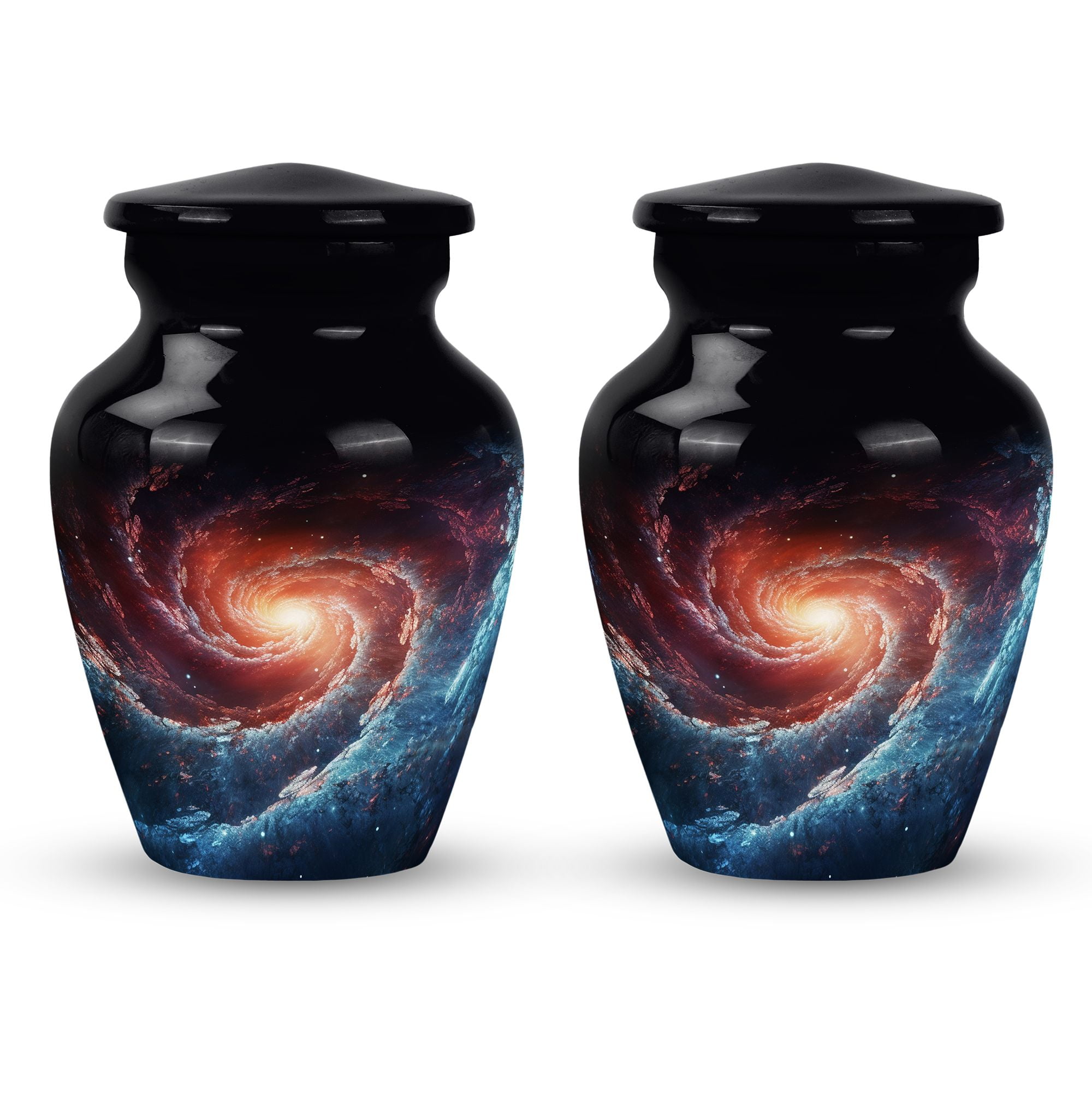 The Swirling Majesty Of A Galactic Spiral, Urn Keepsakes For Ashes ...