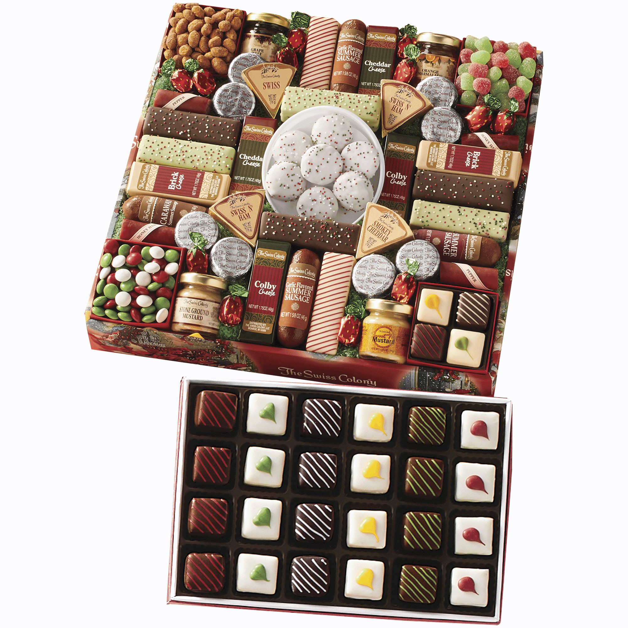 The Swiss Colony 43 Season Pleasers and Petits Fours Gift Bundle ...
