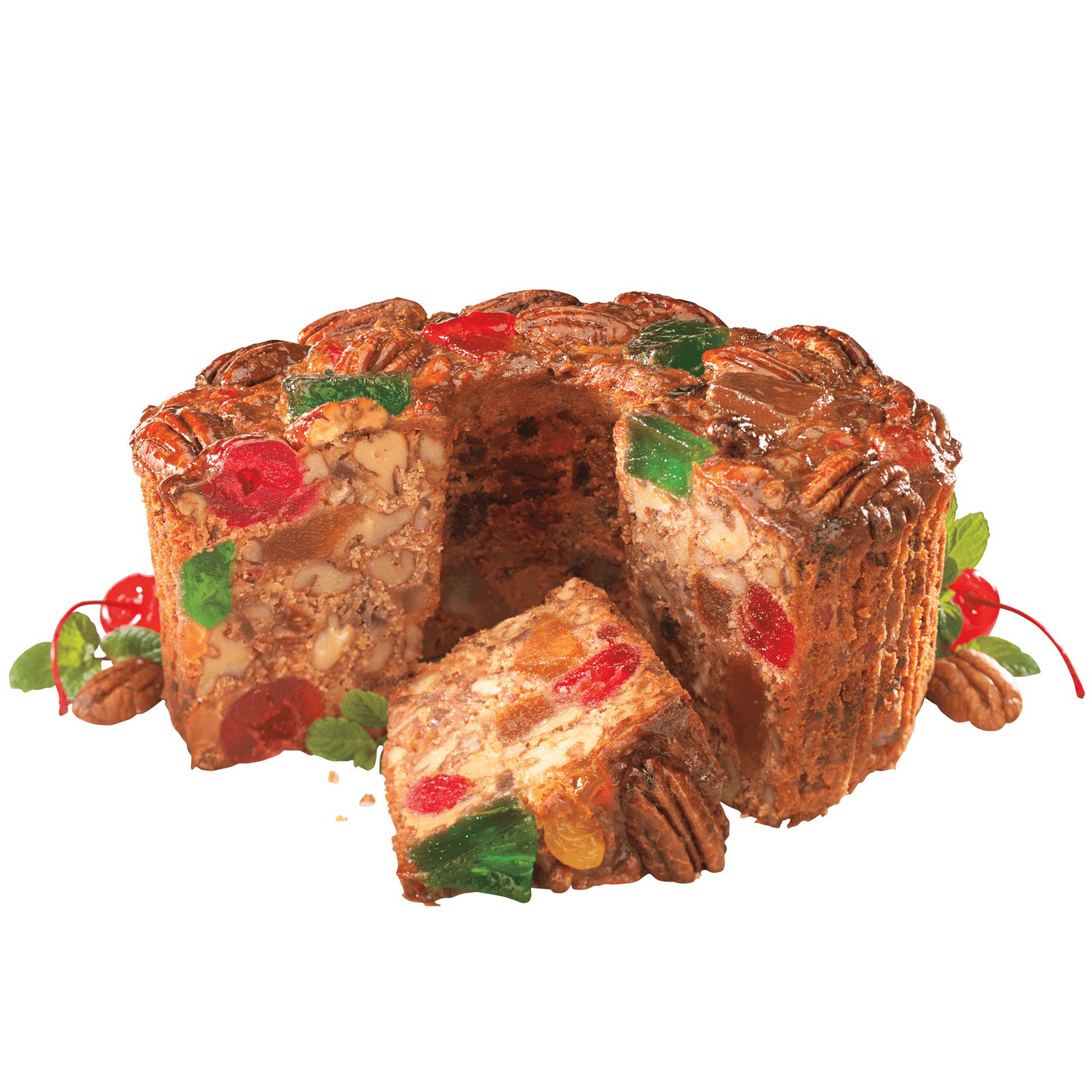 The Swiss Colony Christmas Fruitcake - Traditional Bakery Dessert with ...