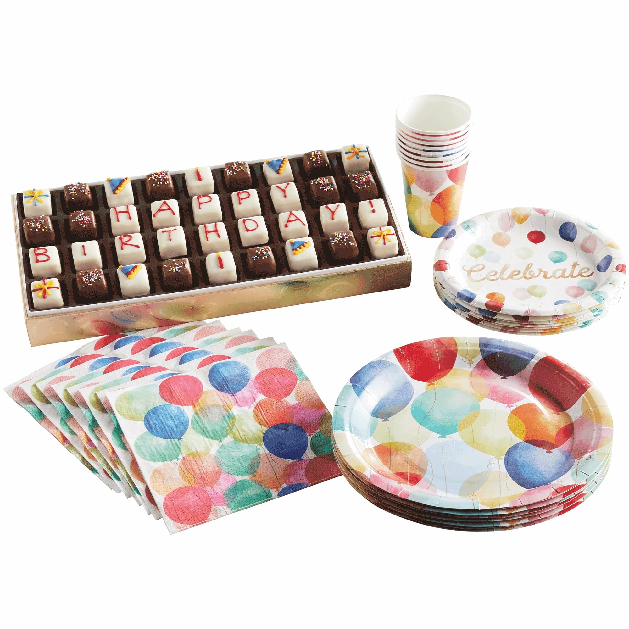 The Swiss Colony Colorful Party Kit for 8 Guests - Walmart.com