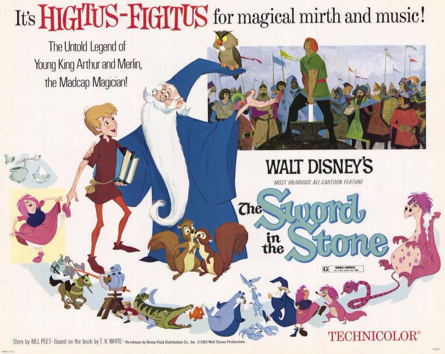 The Sword In The Stone Poster