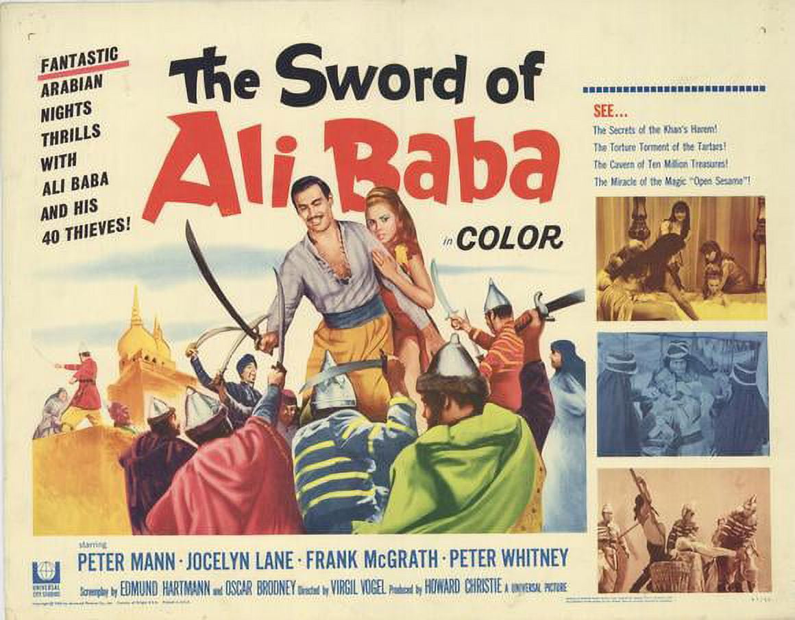 The Sword of Ali Baba - movie POSTER (Style A) (11" x 14") (1965 ...