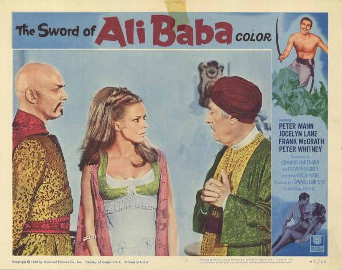 The Sword of Ali Baba - movie POSTER (Style C) (11" x 14") (1965 ...