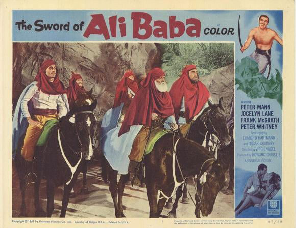 The Sword of Ali Baba - movie POSTER (Style G) (11" x 14") (1965 ...
