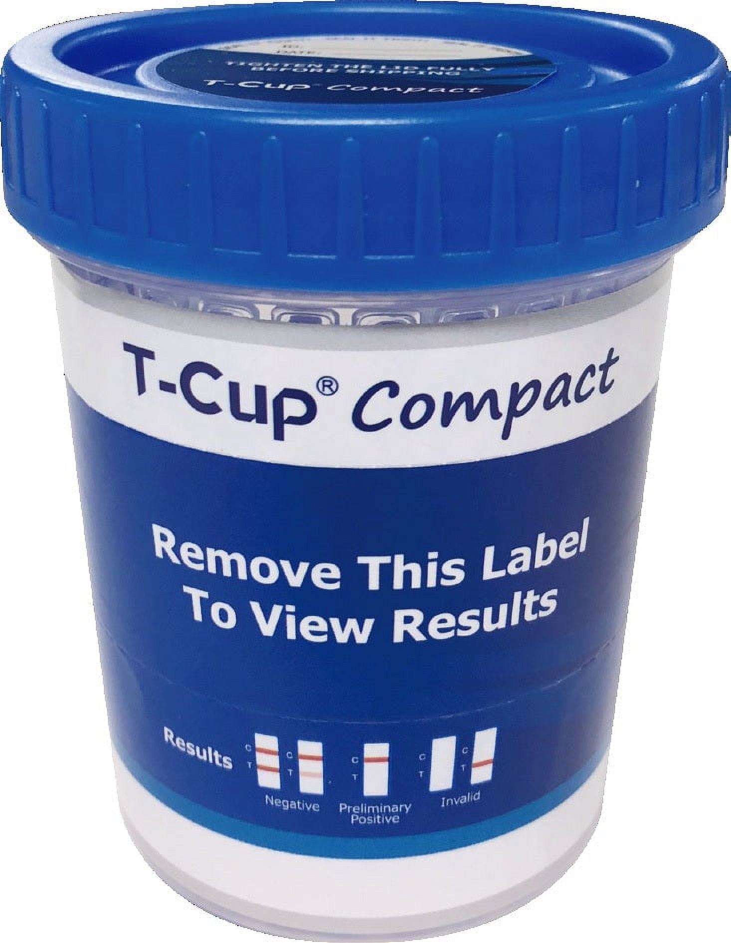 The T-cup Compact Drug Test Cup (FUO) forensic use only law enforcement ...