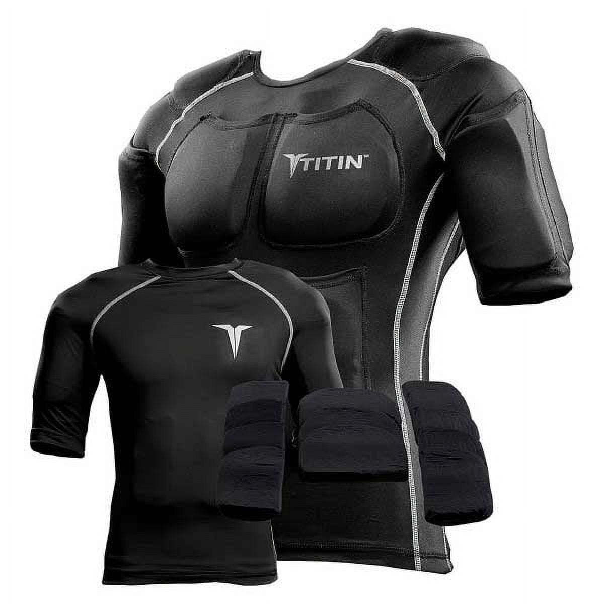 The TITIN Force Weighted Shirt System - 8 Lbs Of Hydro-Gel Inserts - 1 ...