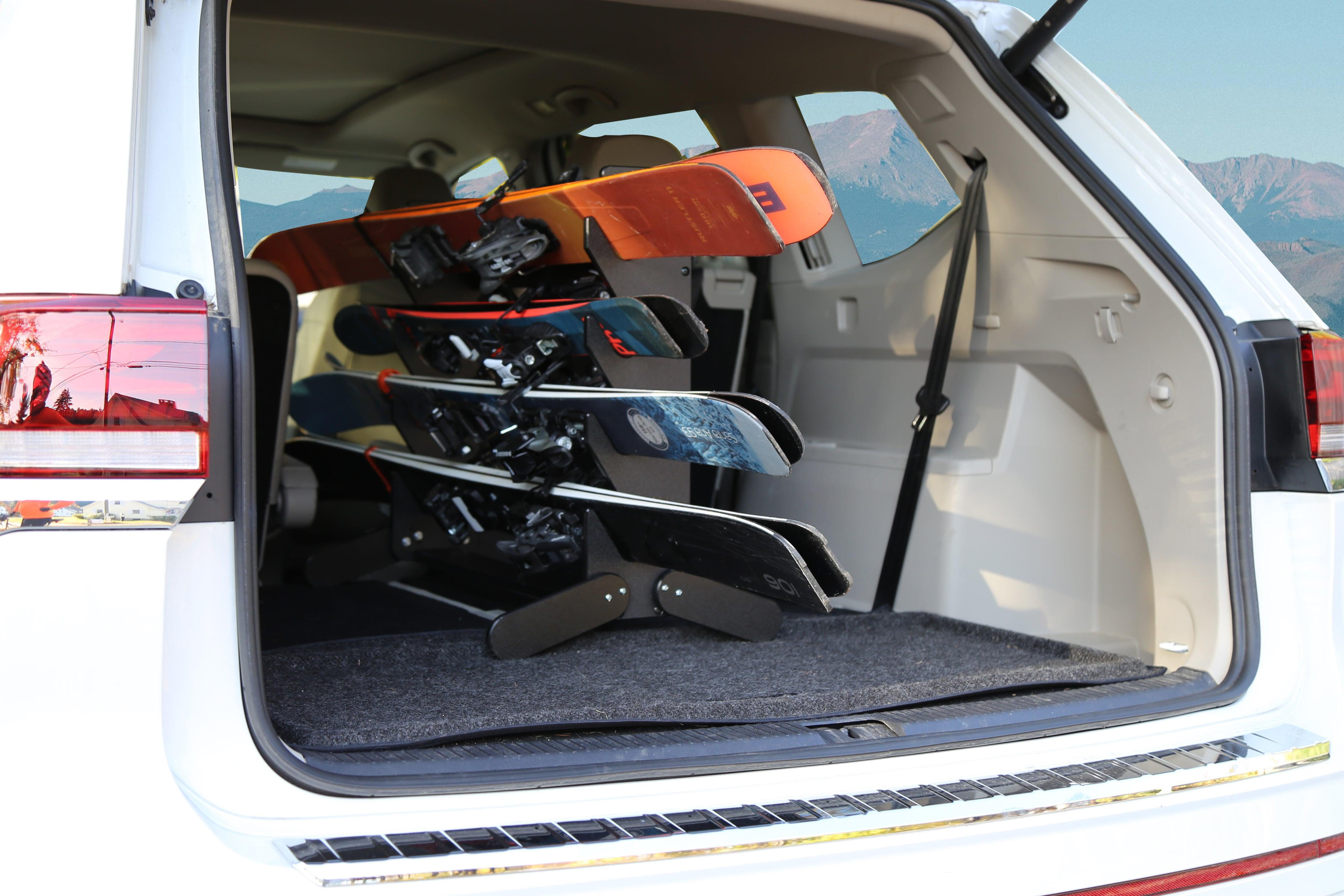 The TRAPSKI Tower with Security Strap | Internal Ski Mobile Rack | SUVs ...