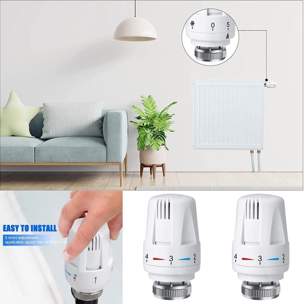 The TRV thermostatic head is made of high quality material, durable and ...
