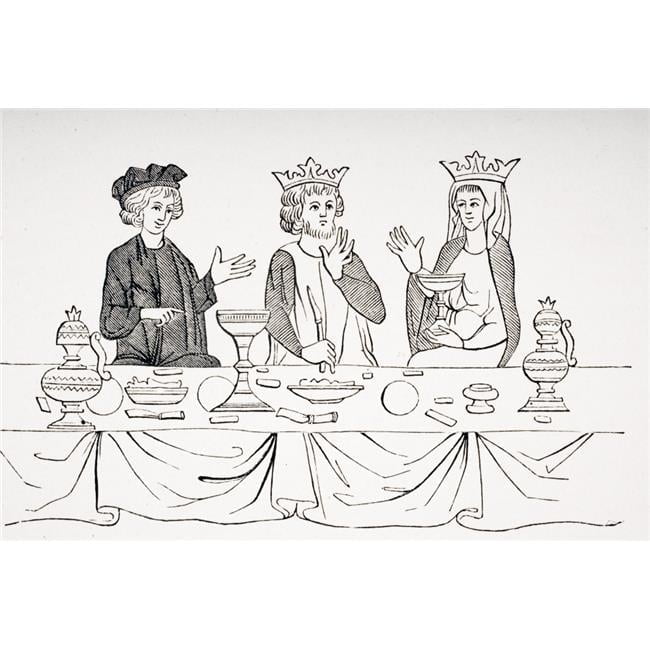 The Table of A Baron As Laid Out In The 13th Century 19th Century ...