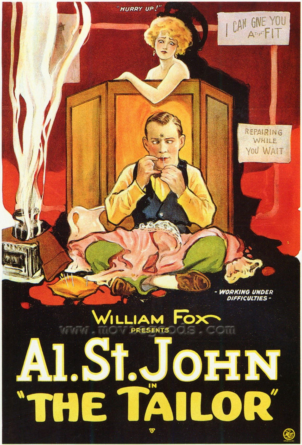 The Tailor - movie POSTER (Style A) (27" x 40") (1923) - Walmart.com