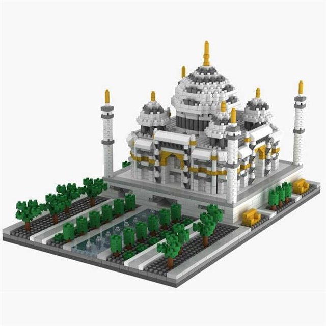 The Taj Mahal in India Micro Blocks Set - Walmart.com