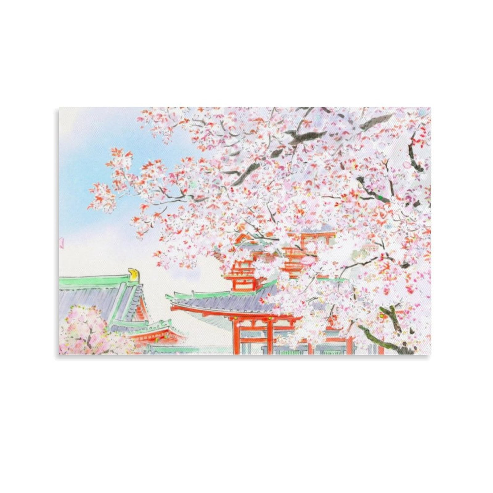 The Tale of The Princess Kaguya Scenery Anime Poster Wall Art Picture ...