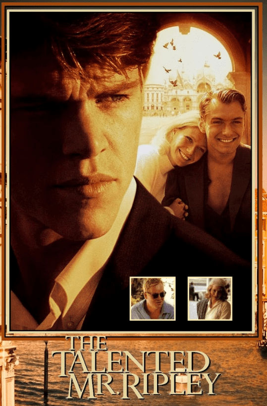 The Talented Mr. Ripley 1999 Movie Poster 24x36 - Psychological Thriller Drama M - Walmart.com