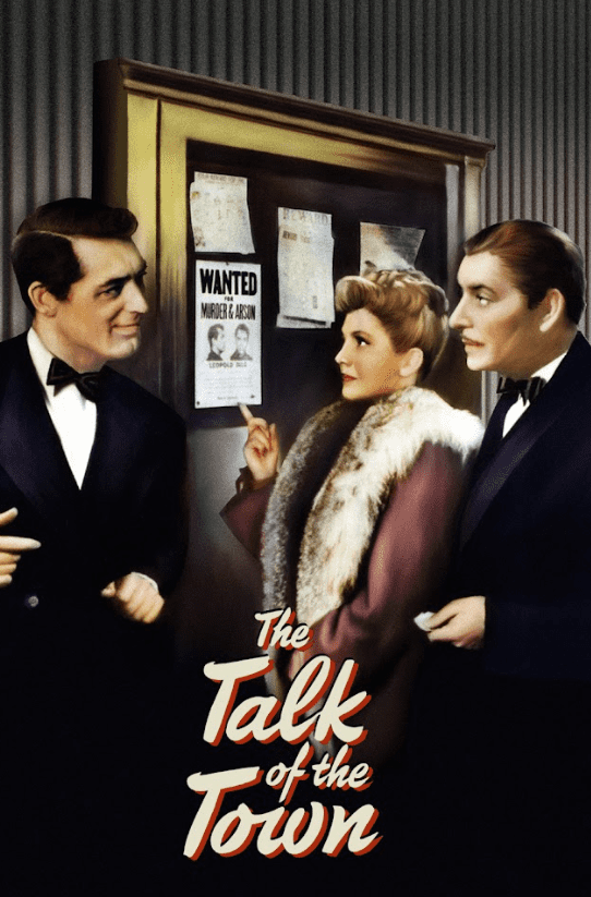 The Talk of the Town 1942 Movie Poster 24x36 - Romantic Comedy Cary ...