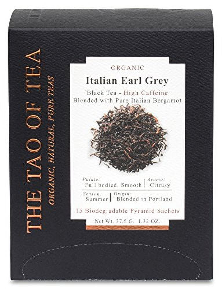The Tao of Tea, Italian Earl Grey, Pyramid Sachets, 15 Sachet Box ...