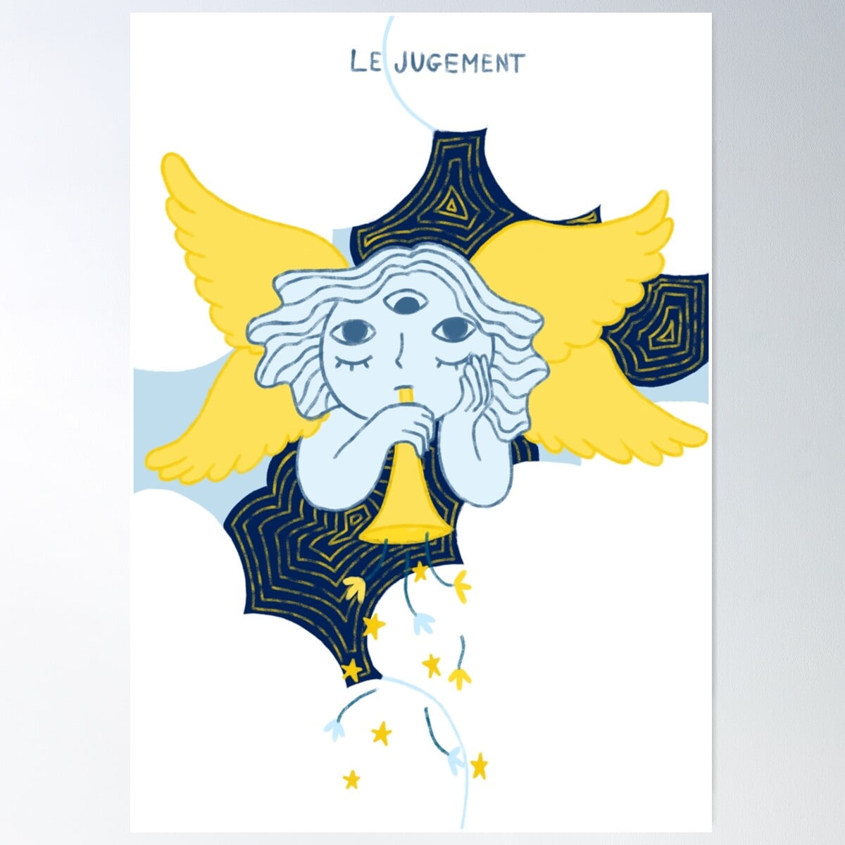 The Tarot Judgment Poster Wall Art, Modern Wall Decor For Living Room ...