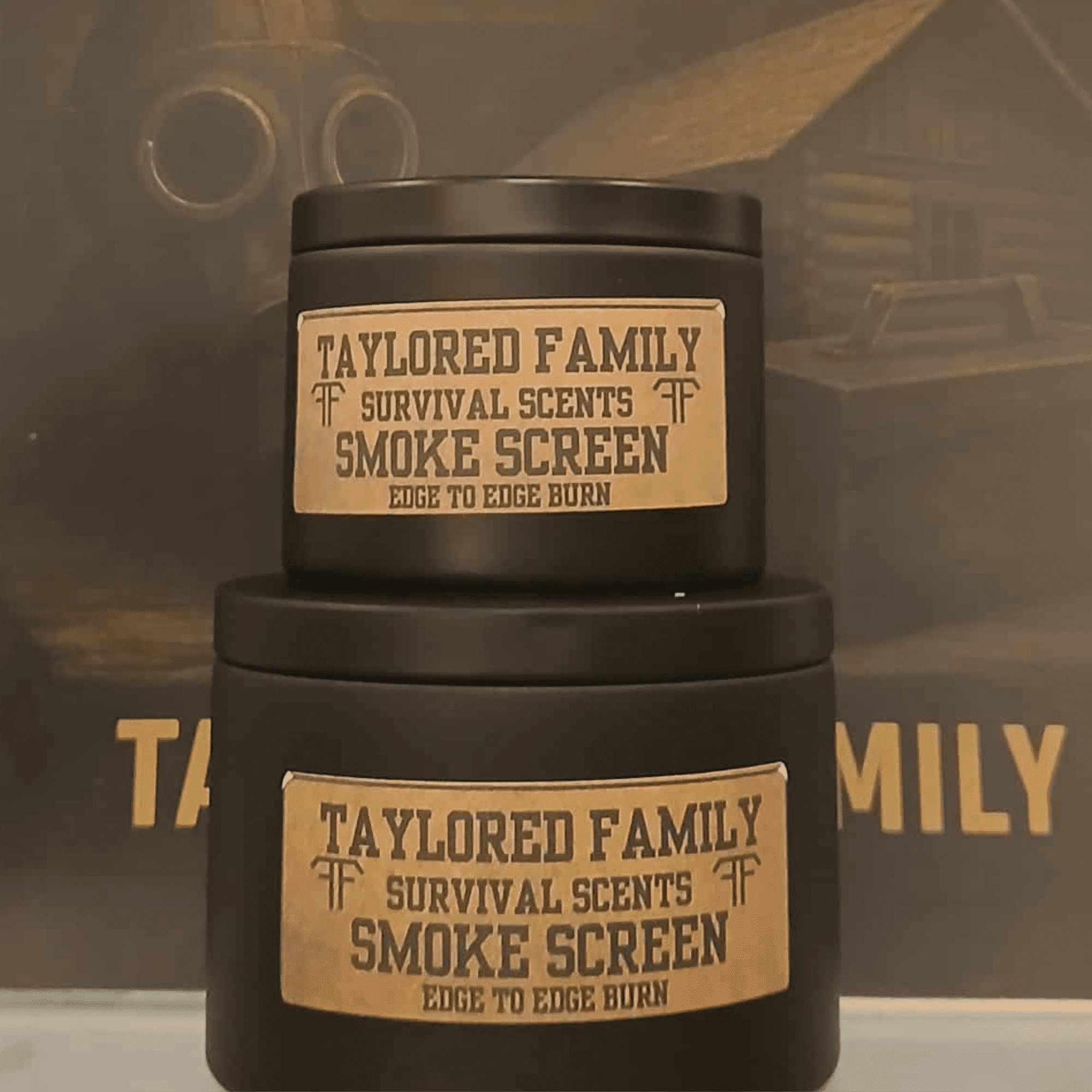 The Taylored Family Survival Scents 8 oz. Smoke Screen Scented Candle ...