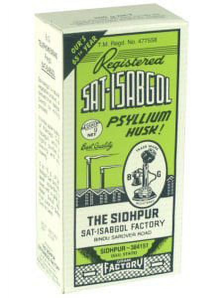 The Telephone Brand Sat-Isabgol Psyllium Husk (Isabgol) (Plantago Ovata ...