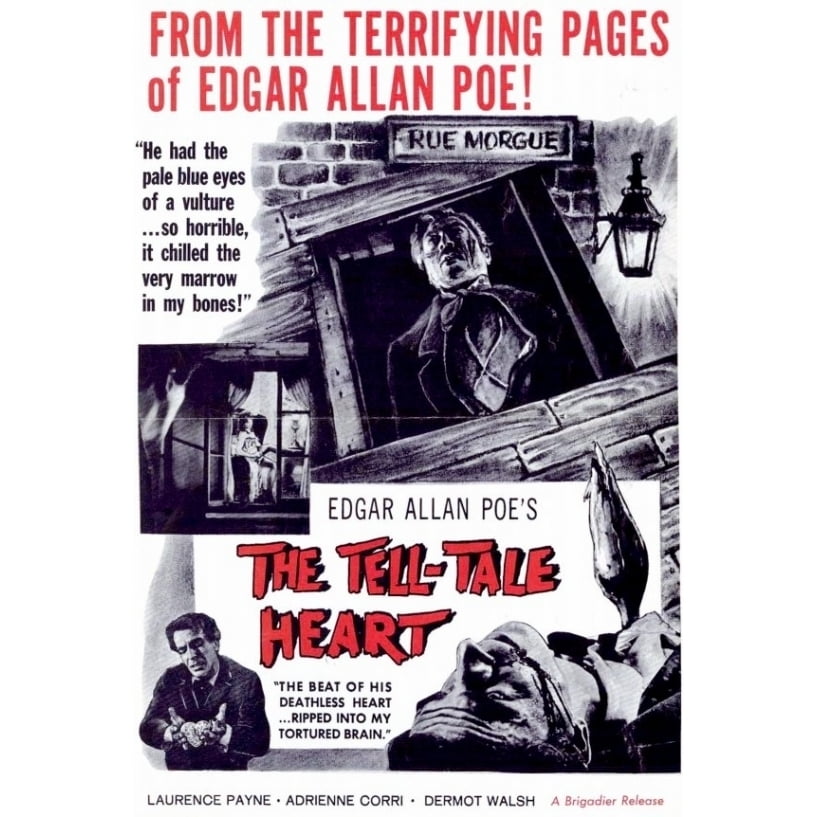 The Tell-Tale Heart Movie Poster (11 x 17) - Walmart.com