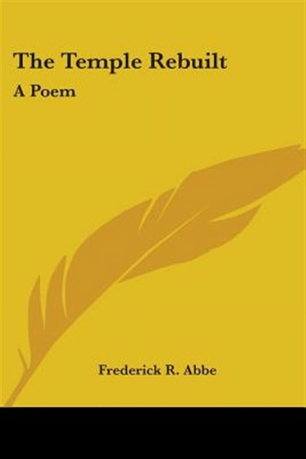 The Temple Rebuilt: A Poem - Walmart.com