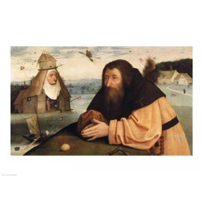 The Temptation of St. Anthony Poster Print by Hieronymus Bosch - 24 x ...