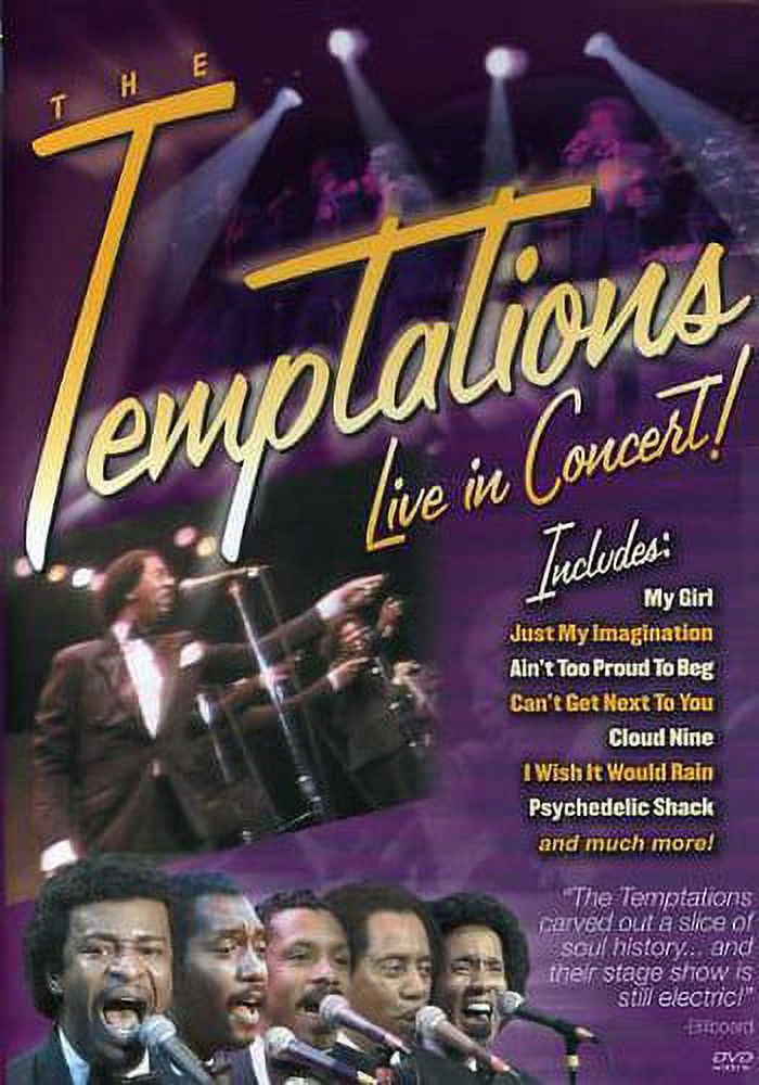 The Temptations: Live in Concert (DVD) - Walmart.com