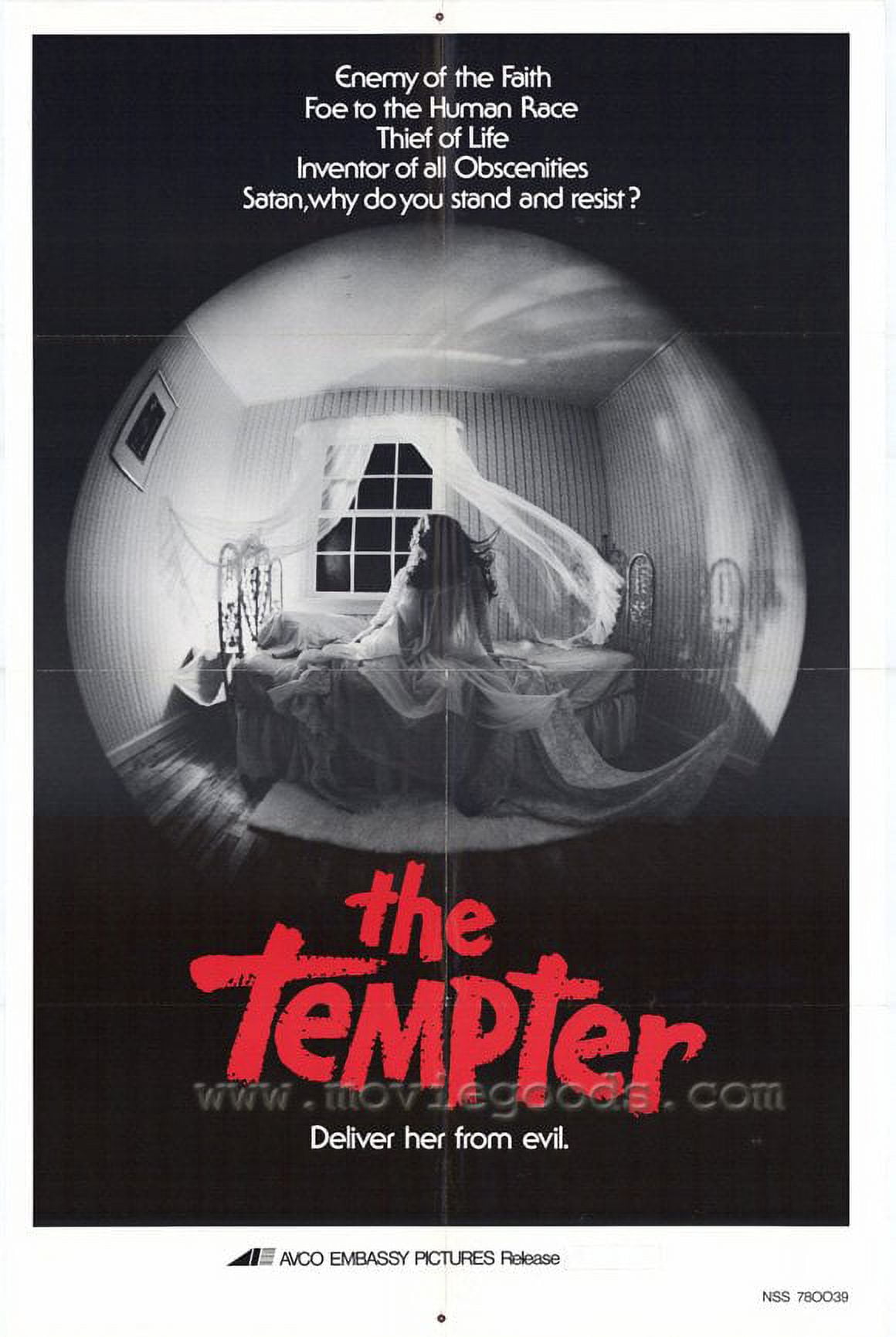 The Tempter - movie POSTER (Style A) (11" x 17") (1978) - Walmart.com