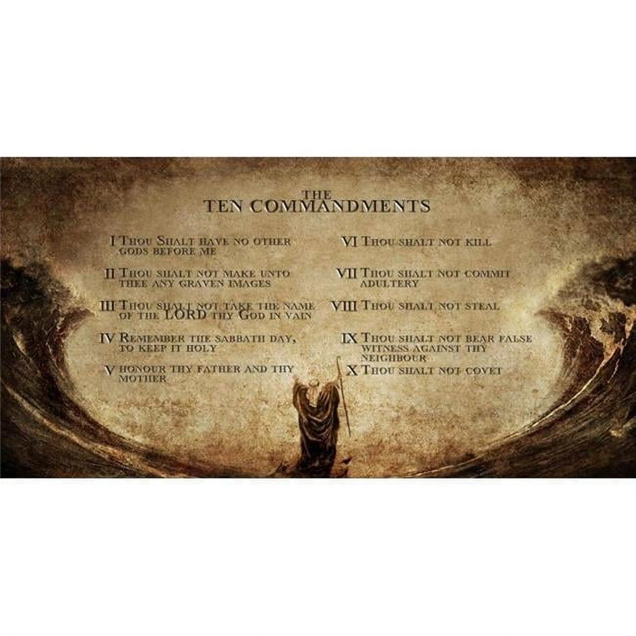 The Ten Commandments #2 Photo License Plate - Walmart.com