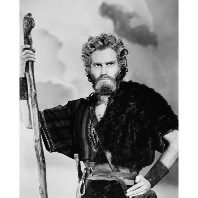 The Ten Commandments, Charlton Heston, 1956 Poster Print (8 x 10 ...