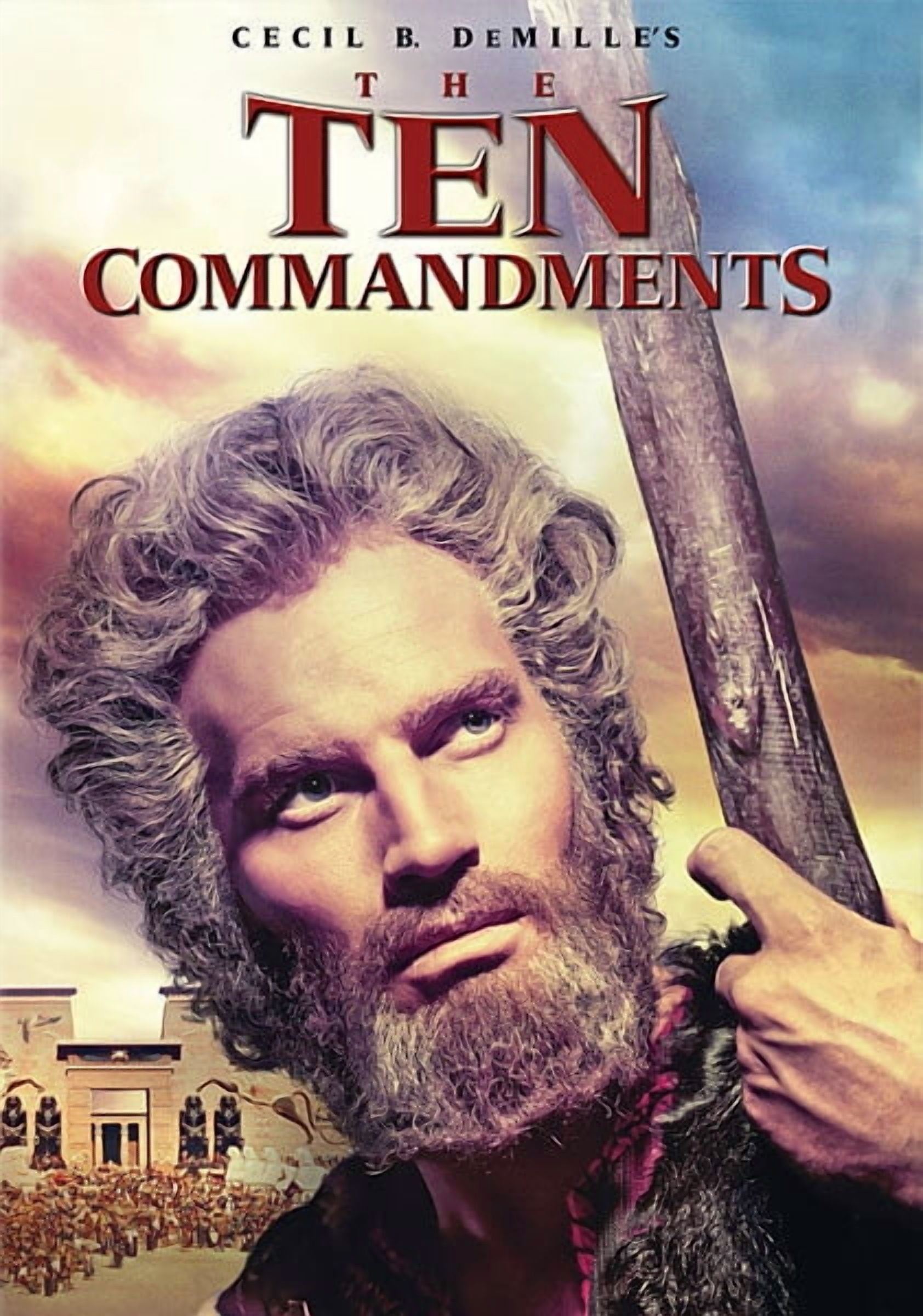 The Ten Commandments (DVD), Paramount, Drama - Walmart.com
