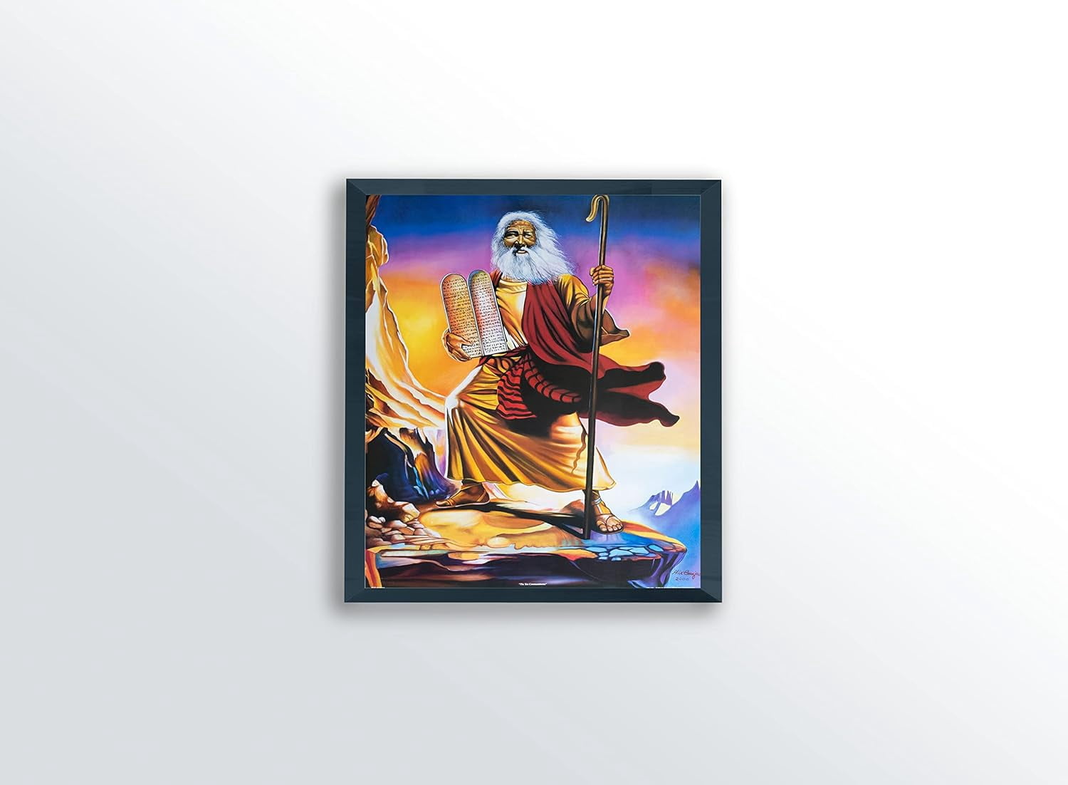 The Ten Commandments (Religious/Moses) - Alix Beaujour 24x32 Black ...