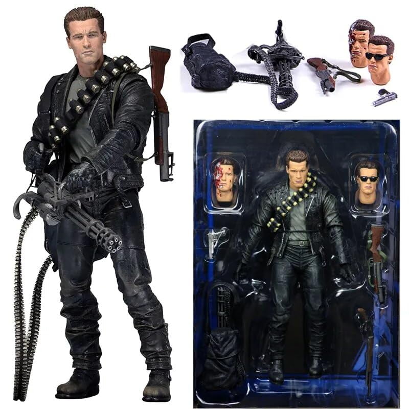 The Terminator 2 Judgment Day T-800 /T-1000 Endoskeleton Action Figure ...