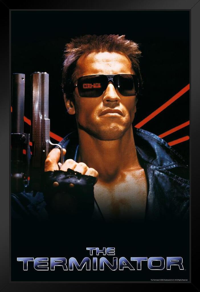The Terminator Official Movie Key Art Arnold Schwarzenegger Action Film ...