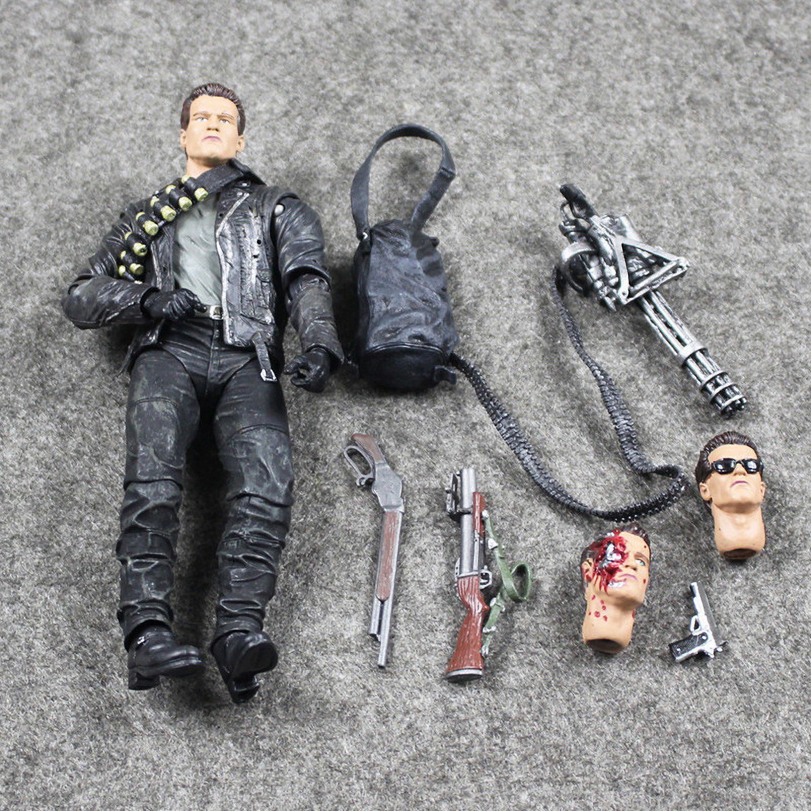 The Terminator T-800 /T-1000 Endoskeleton Action Figure Collectible ...