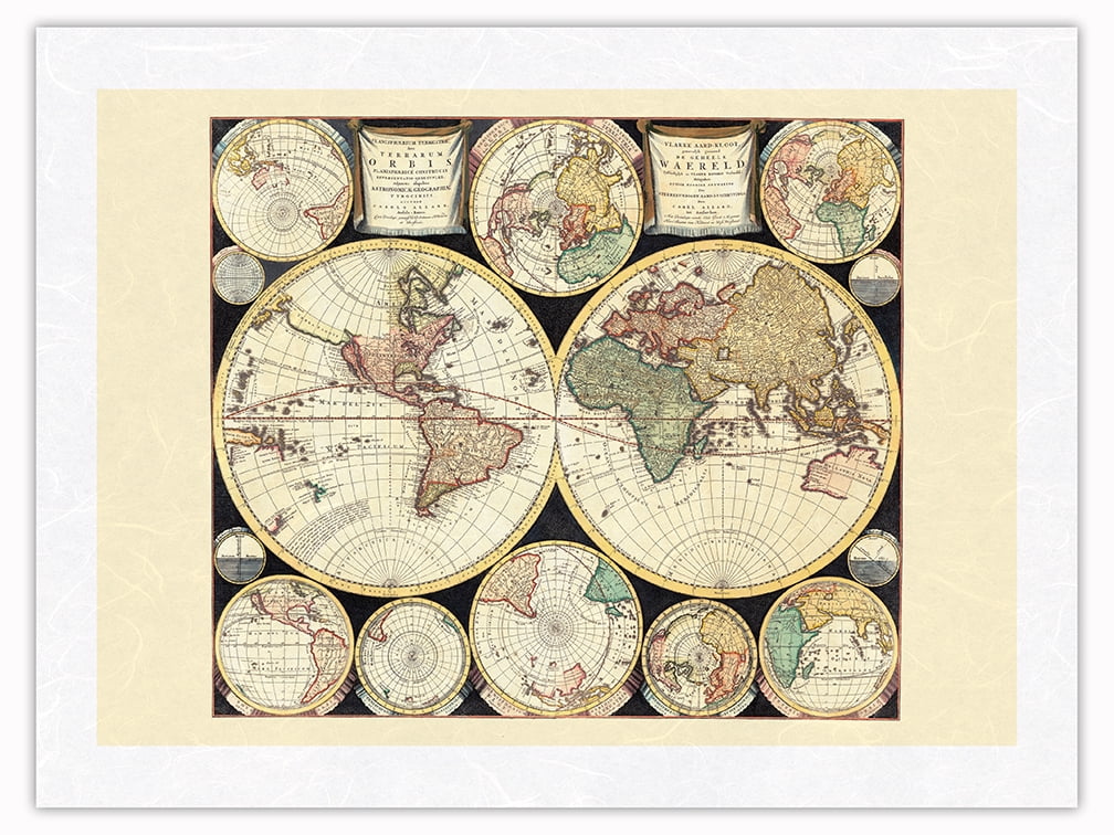 The Terrestrial Planisphere (Planisphaerium Terrestre Sive Terrarum ...