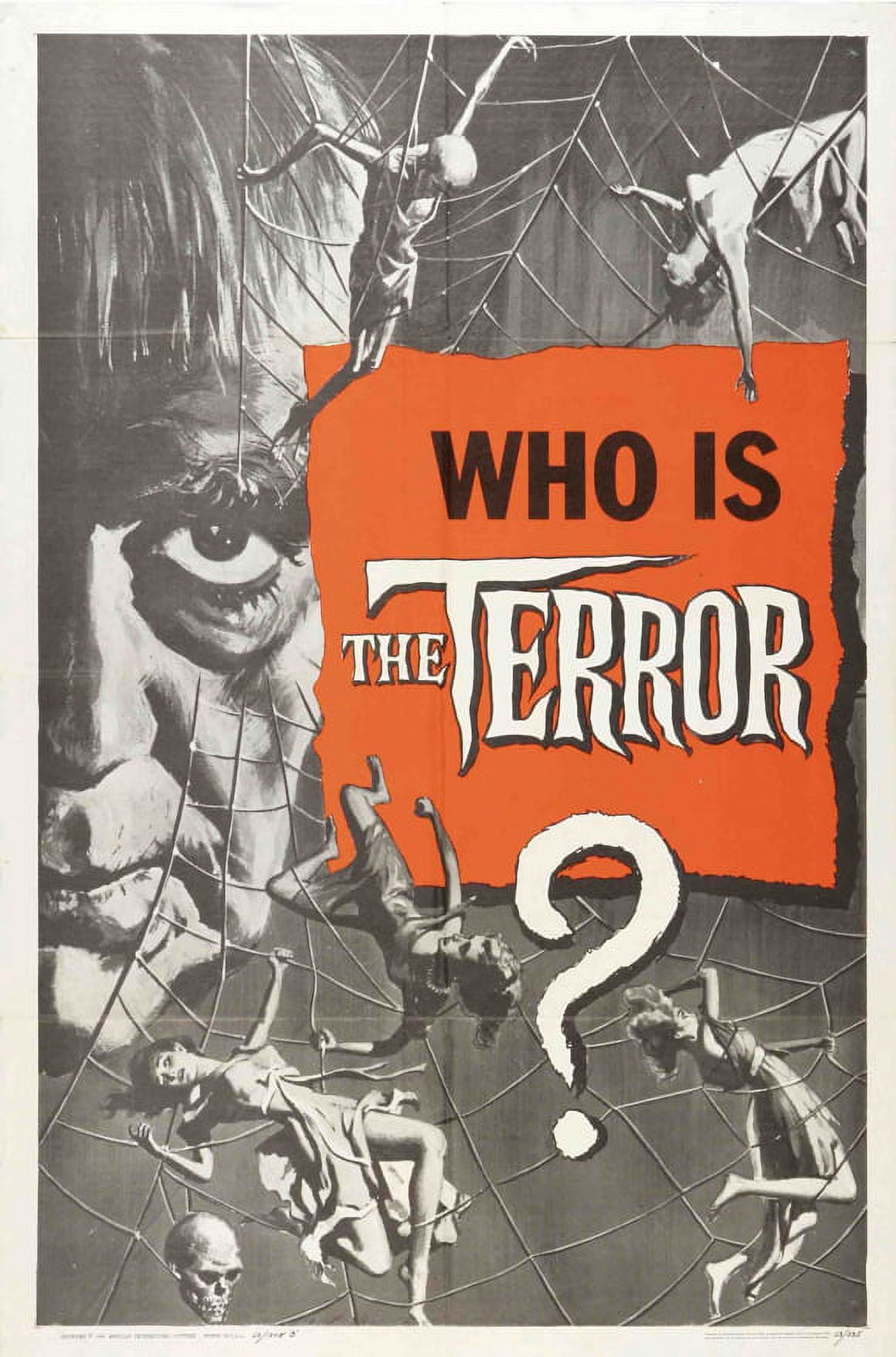 The Terror Movie Poster Style B 11 X 17 1963 Walmart
