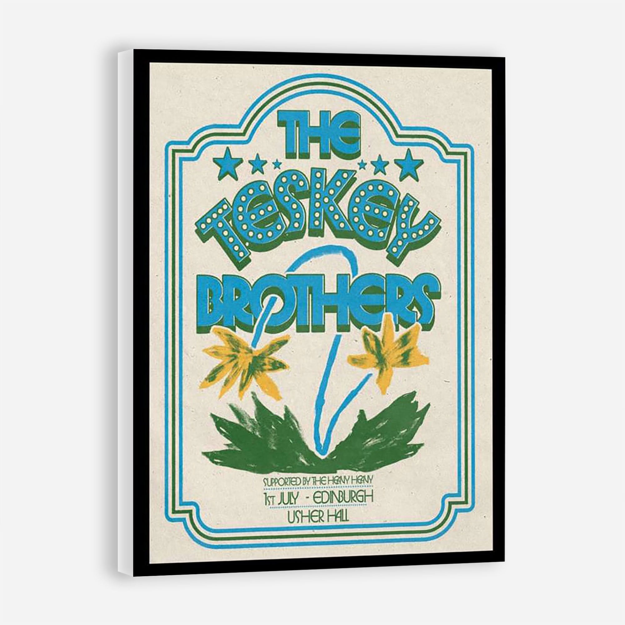 The Teskey Brothers 2025 Edinburgh UK Poster - Walmart.com