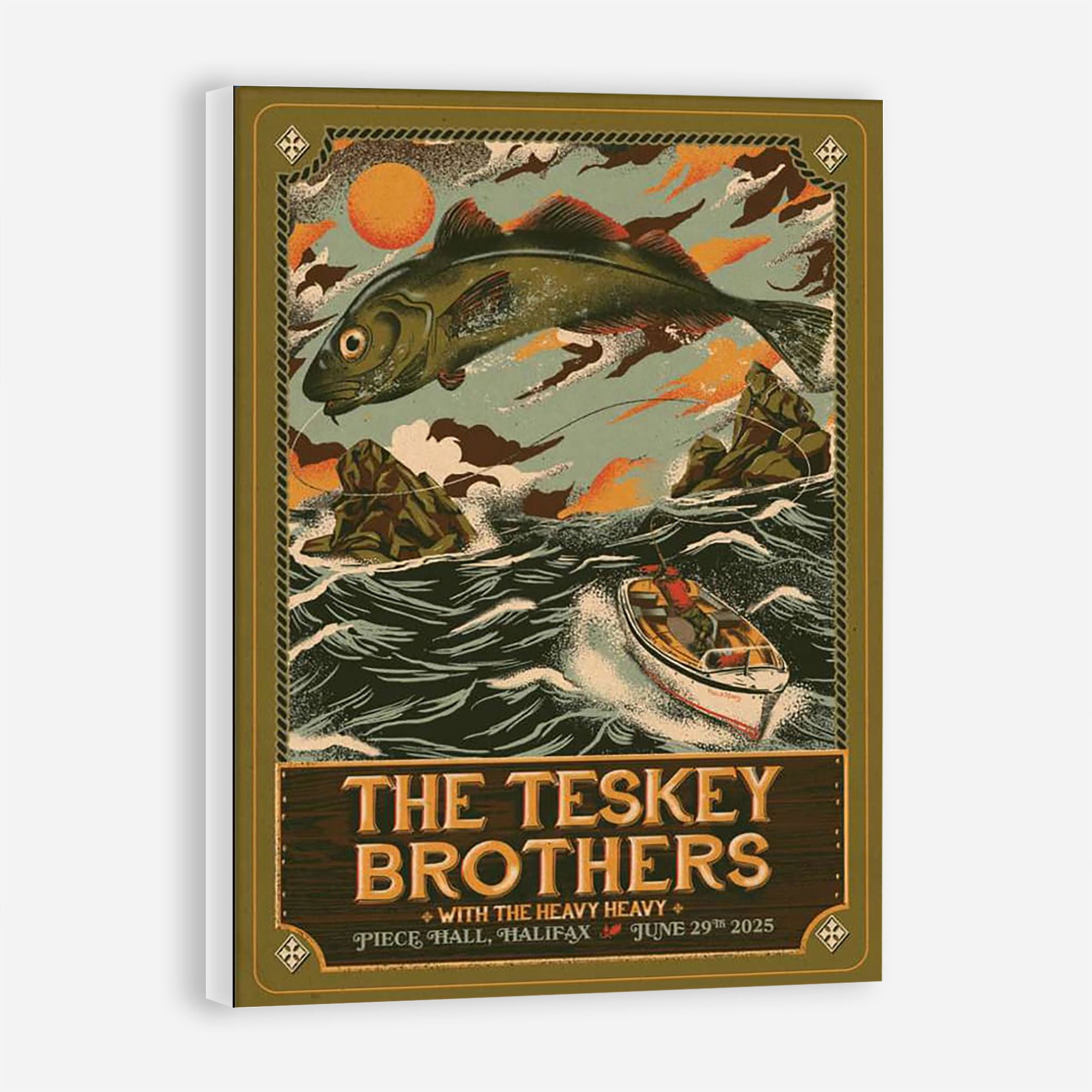 The Teskey Brothers The Piece Hall Halifax UK 6-29-2025 Poster ...