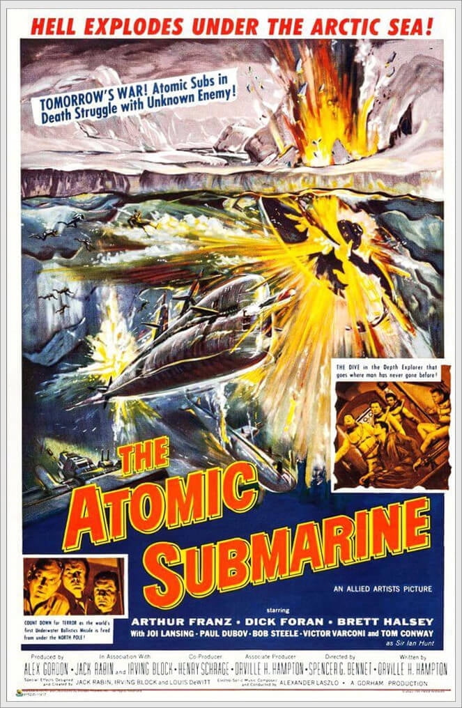 The The Atomic Submarine Classic Movie Mini Poster 11.5" x 17.5 ...