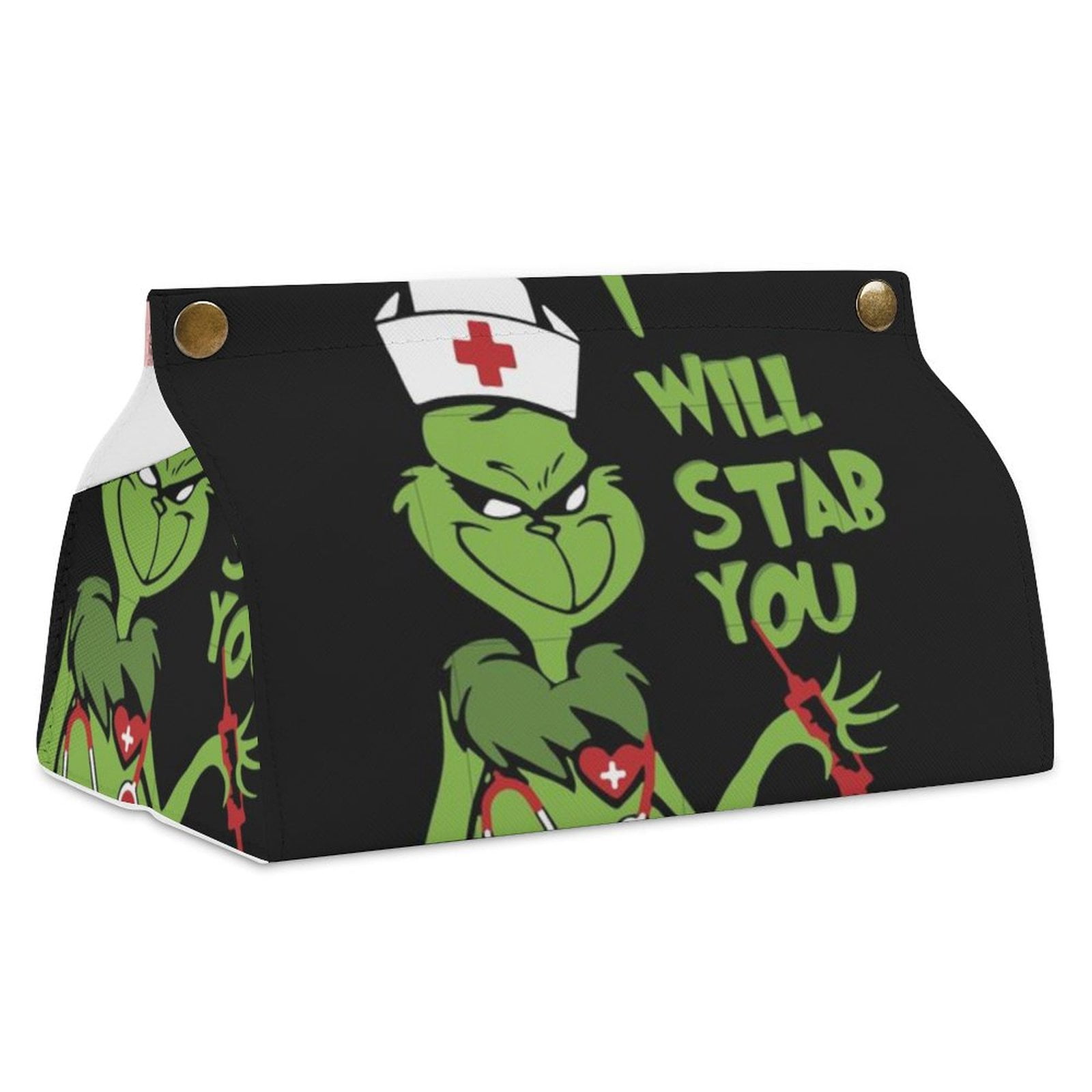 The The-Grinch Tissue Box Cover - PU Tissue Box Cover Decorative ...