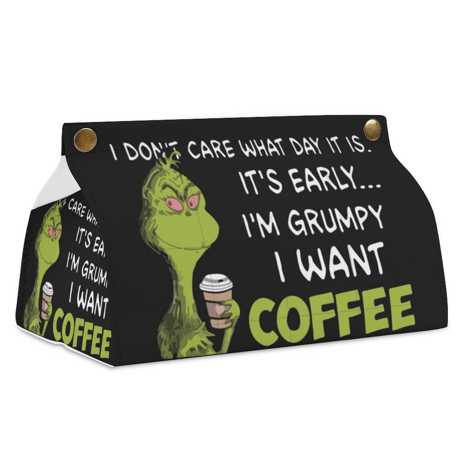 The The-Grinch Tissue Box Cover - PU Tissue Box Cover Decorative ...