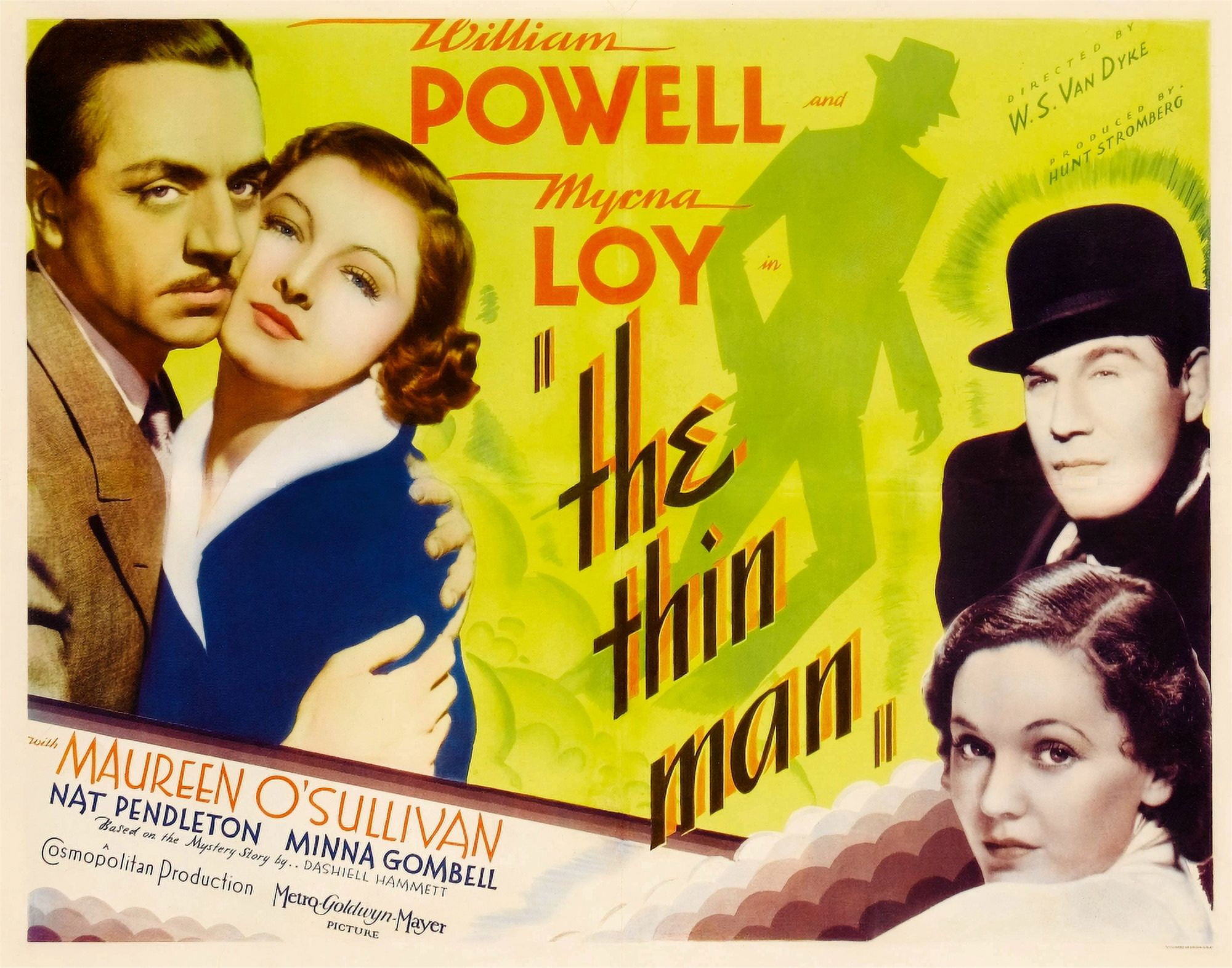 The Thin Man From Left: William Powell Myrna Loy Right From Top: Nat ...