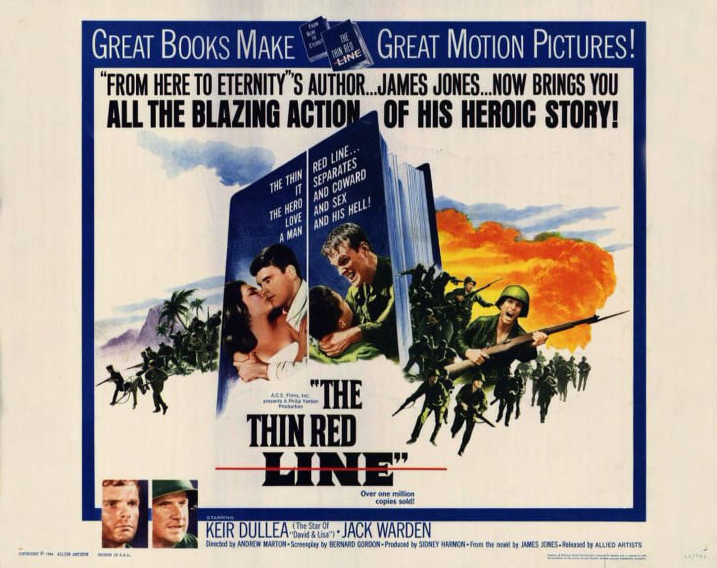 The Thin Red Line - movie POSTER (Style A) (11" x 14") (1964) - Walmart.com