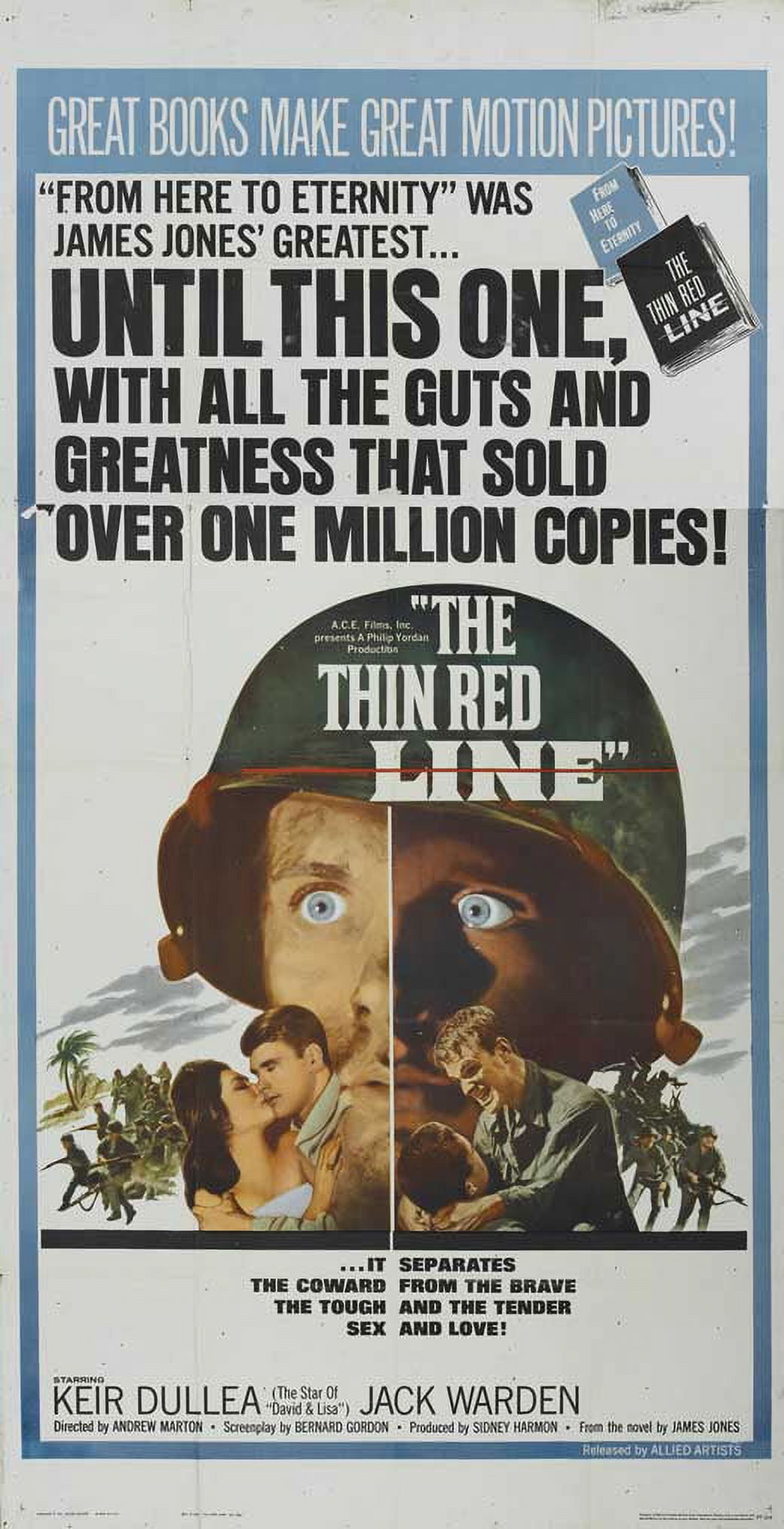 The Thin Red Line - movie POSTER (Style A) (20" x 40") (1964) - Walmart.com