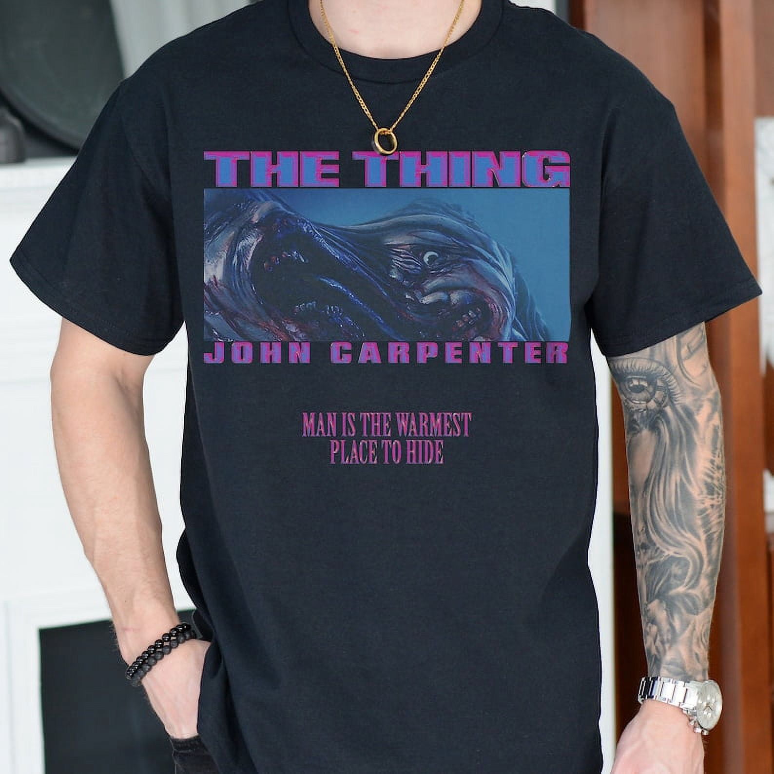The Thing Movie Shirt, Retro 80s Horror Movie Memorabilia, Bootleg ...