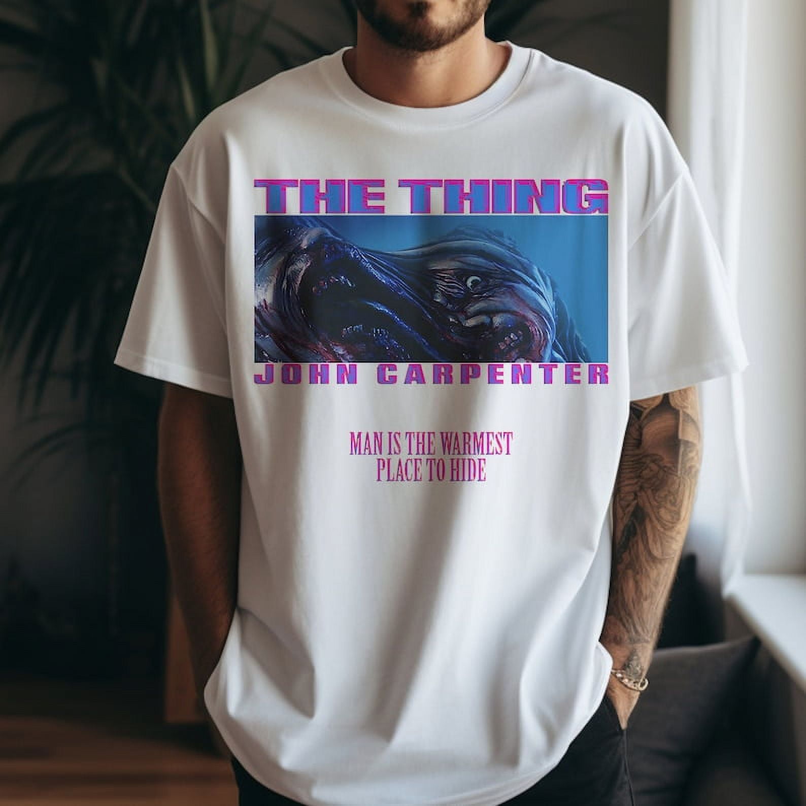 The Thing Movie Shirt, Retro 80s Horror Movie Memorabilia, Bootleg ...