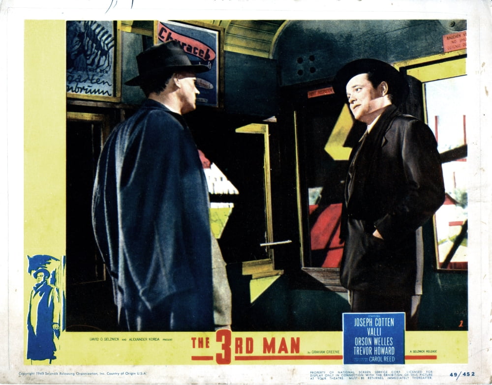 The Third Man (Aka The 3Rd Man) From Left Joseph Cotten Orson Welles ...